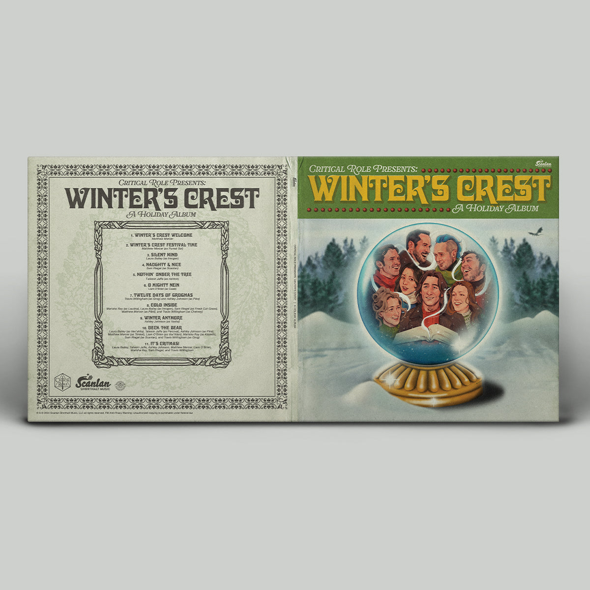 Winter's Crest Holiday Album (Deluxe Vinyl Edition) - Critical Role Store